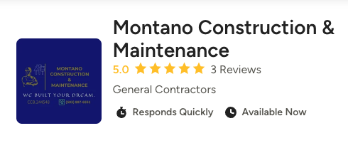MONTANO CONSTRUCTION AND MAINTENANCCE - Updated September 2025 - 48 ...