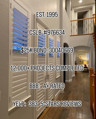 JMK SHUTTERS & SHADES - Updated November 2025 - 353 Photos & 421 Reviews - San Jose, California ...