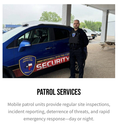 COMMUNITY PROTECTION SERVICES - Updated December 2025 - Request a Quote ...