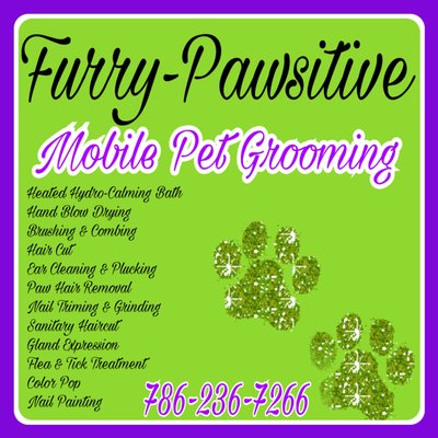 FURRY PAWSITIVE - Miami Beach, Florida - Pet Groomers - Phone Number - Yelp